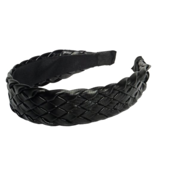Bindya | Accessories | Black Basket Weave Headband Final Price | Poshmark